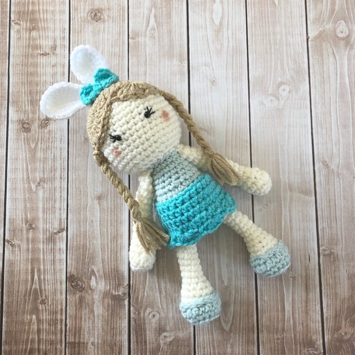 Little Miss Easter Bunny Doll/girl Plush Doll/ragdoll/easter | Etsy