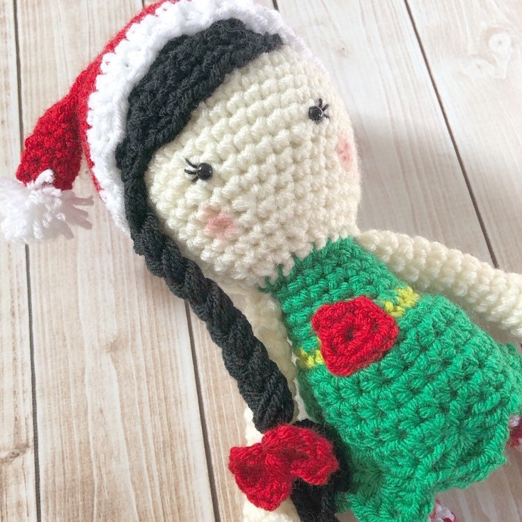 Little Miss Elf Doll/Girl Elf Plush Doll/Elf Ragdoll/ | Etsy
