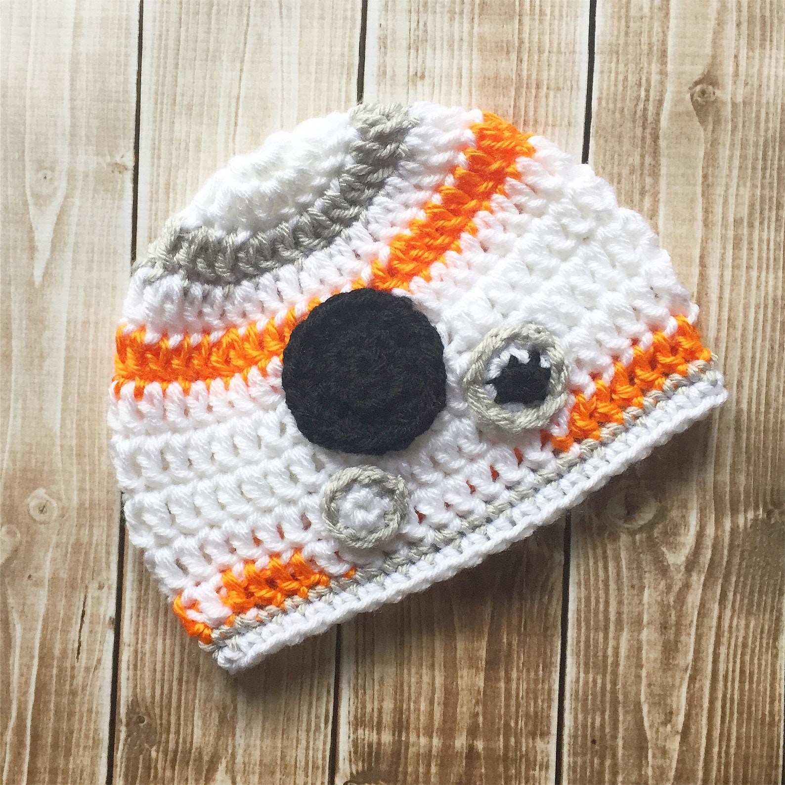 BB8 Inspired Hat/ BB8 Costume/ BB8 Inspired Beanie/ Star Wars - Etsy