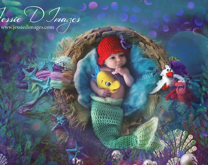 Princess Ariel Inspired Mermaid Costume/princess Ariel Mermaid Tail ...