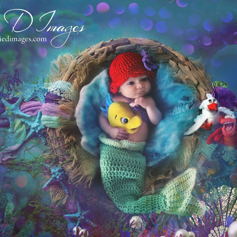 Newborn Mermaid Outfit - Etsy