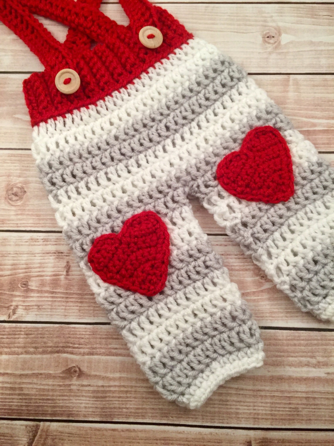 Baby Pom Pom Stocking Beanie and Heart Pants/valentine's - Etsy