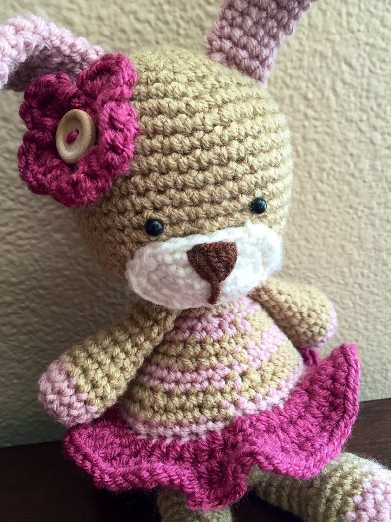 Little Miss Bunny Rabbit Plush Toy/easter Bunny | Etsy