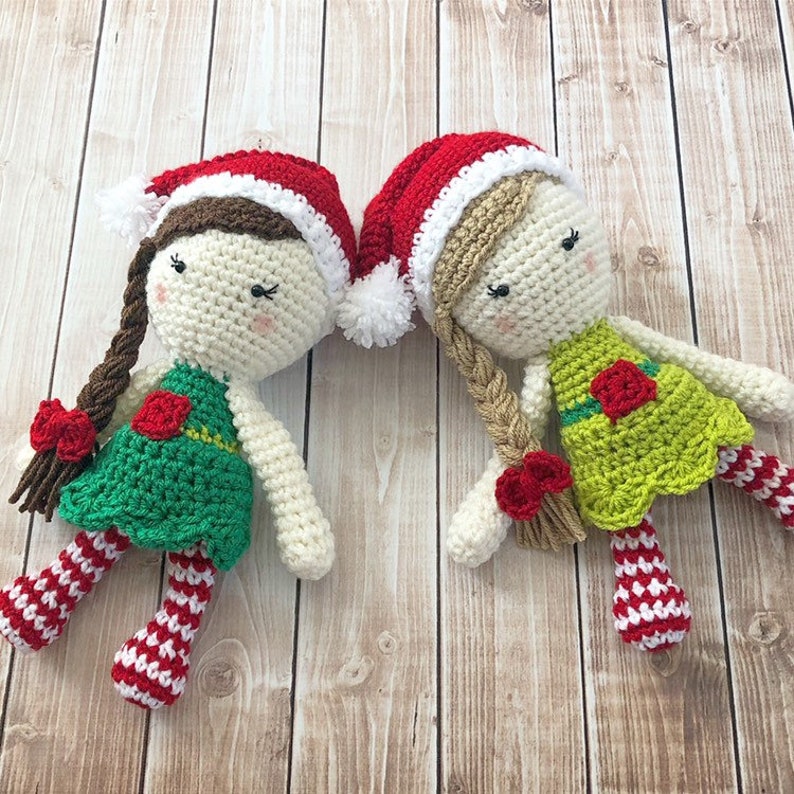 Little Miss Elf Sisters Set of 2 Dolls/girl Elf Plush | Etsy
