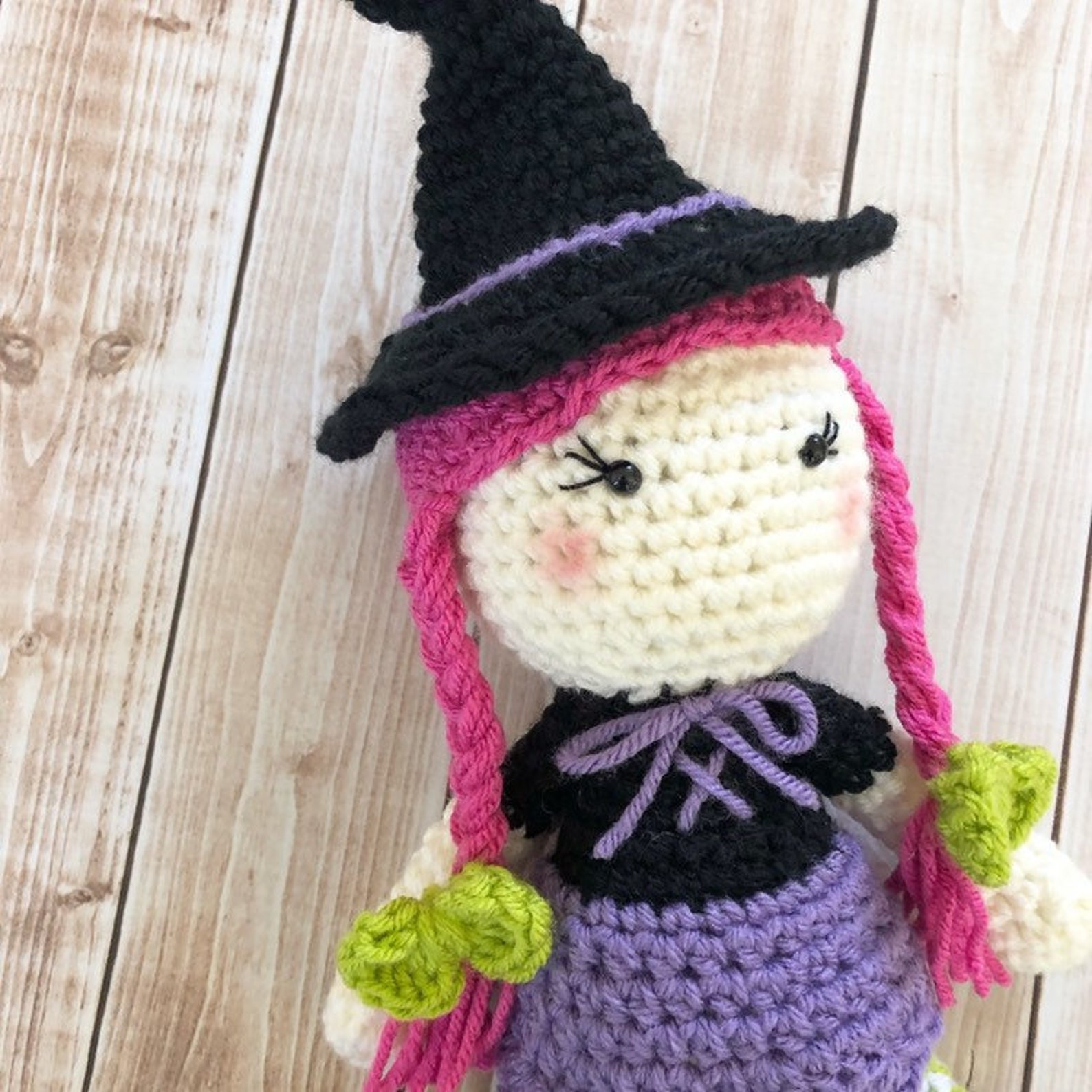 Little Miss Witch Doll/witch Plush Doll/witch - Etsy