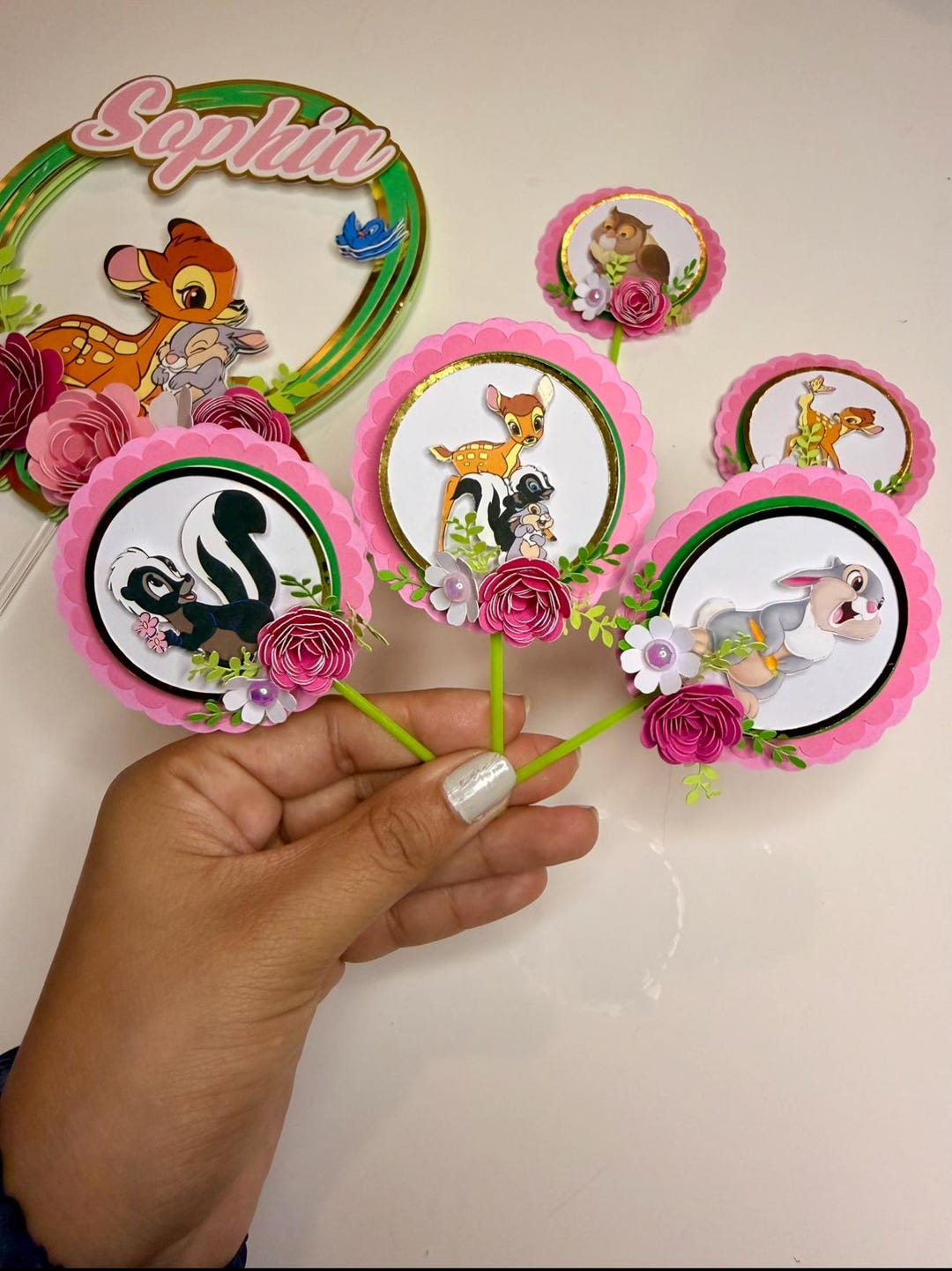 Bambi Cupcake Toppers, Woodland Party Decorations - Etsy