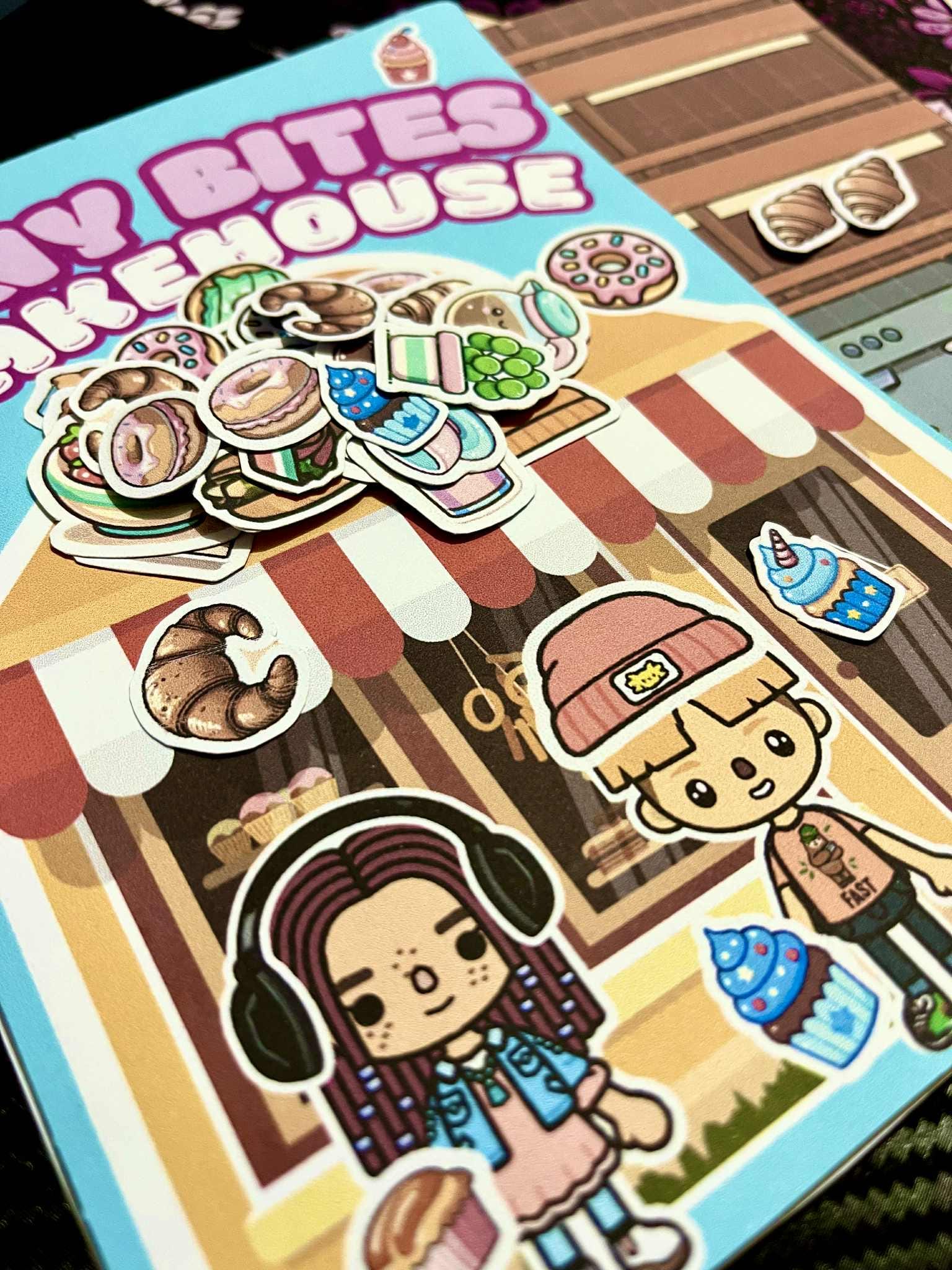 Toca Boca Bakery Printable Kit: Pretend Play Food, Montessori Quiet ...