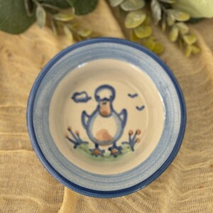 M A Hadley Pottery Duck Ramekin Glazed Stoneware Small Flat Blowl ...