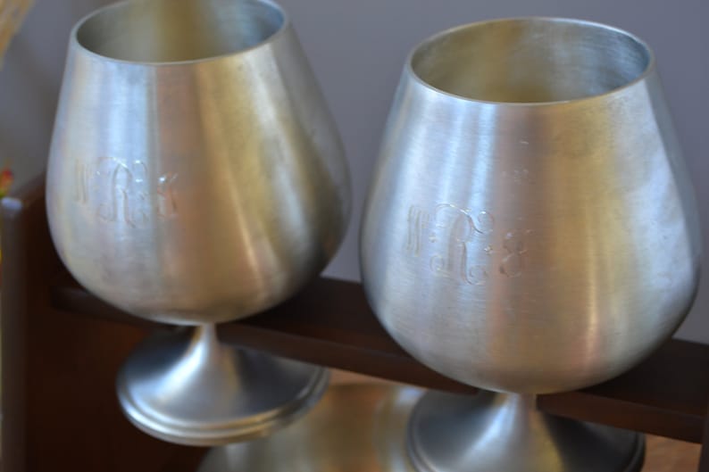 Josten's Pewter Goblets & Stand Plus Paul Revere | Etsy