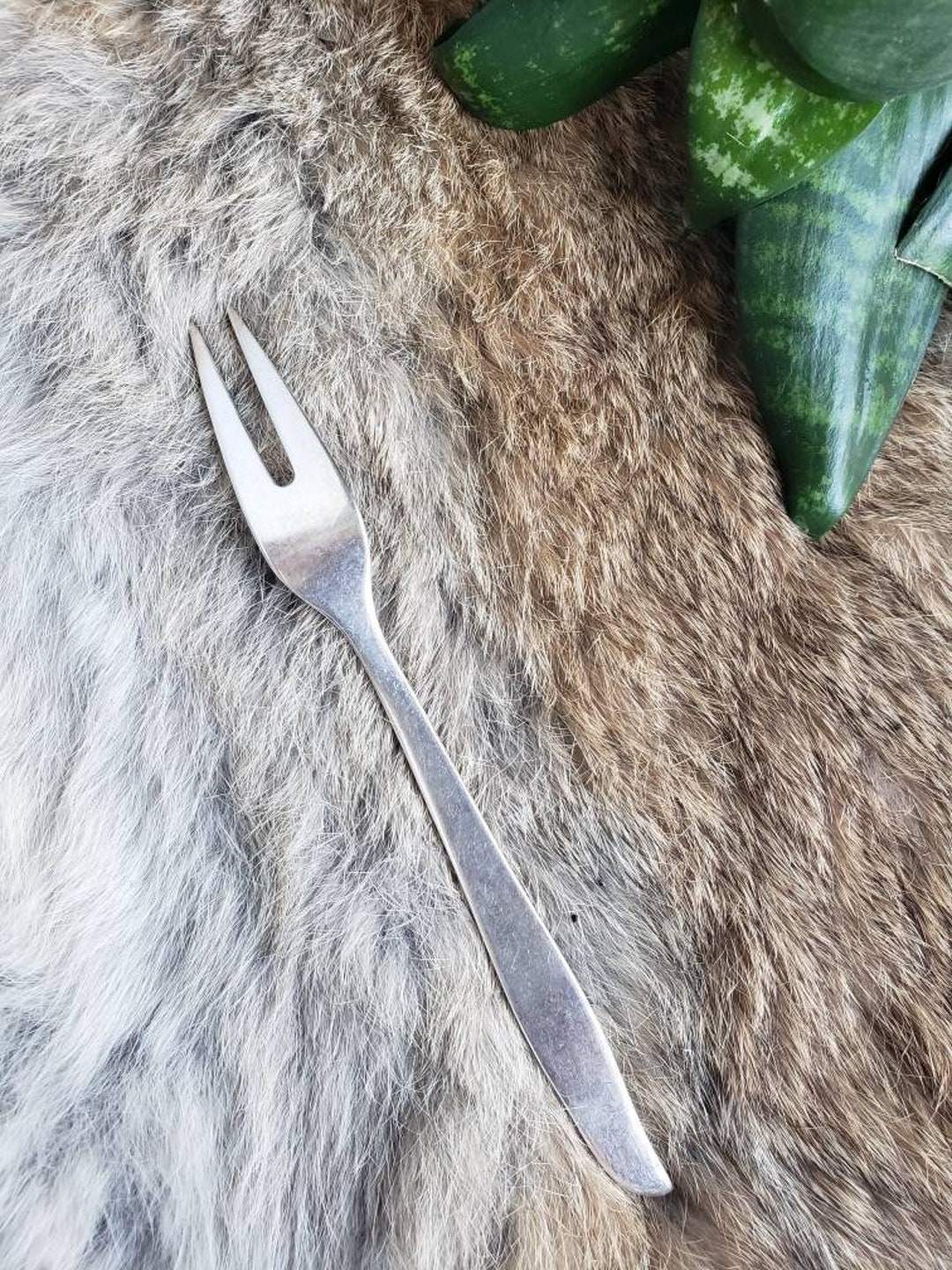 Small Cold Meat Fork Rostfrei Solingen 100 Silverplate Flatware ...