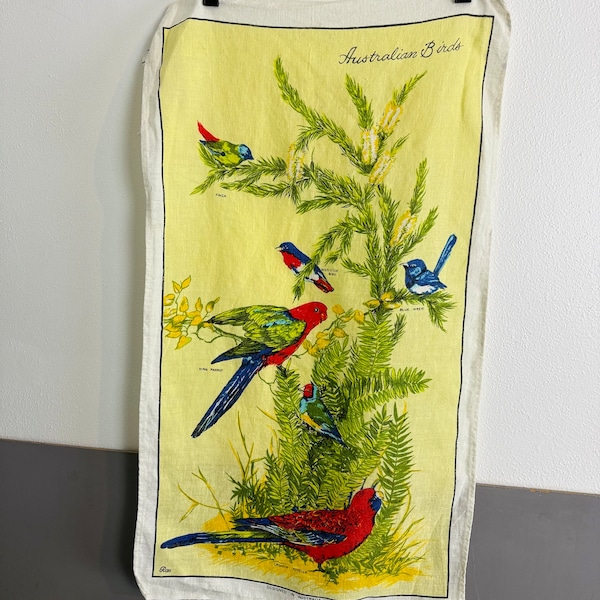 Bird Tea Towel - Etsy