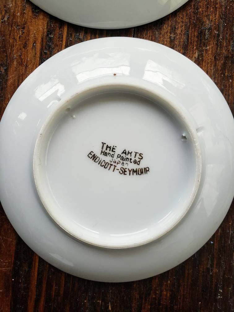 Mini Artist Themed Plates the Arts Endicott-seymour | Handpainted Japan ...