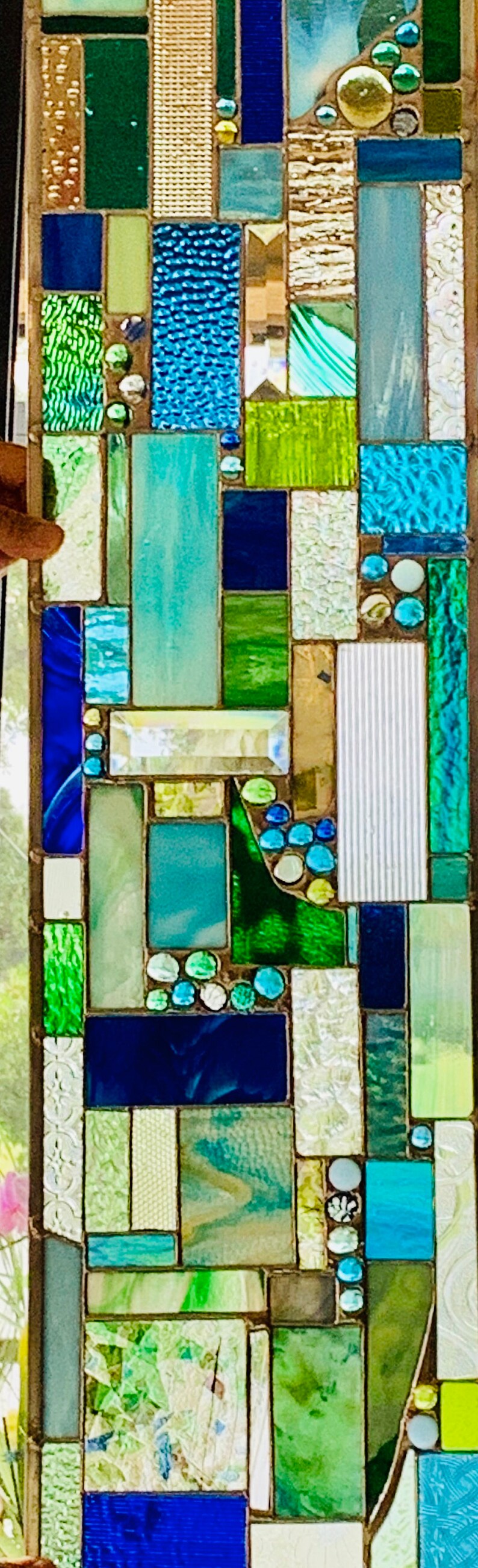 Stained Glass Sea Glass Ocean View | Etsy