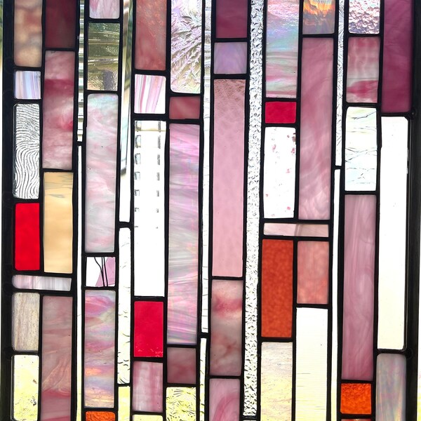 Stained Glass Window Panel - Etsy