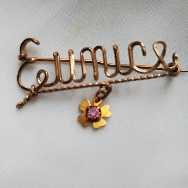 Vintage Name Pin - Etsy