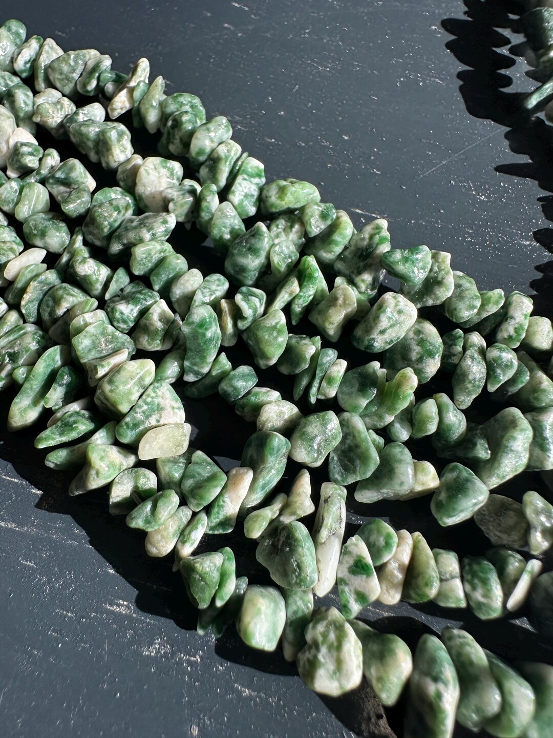 Tree Agate Chip Beads: Medium 5–8mm Natural Gemstone Chips, 30” Extra ...