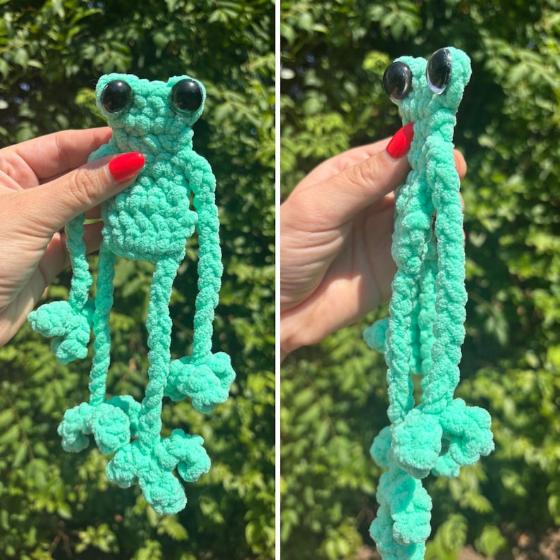 Easy Flat Frog Crochet Pattern PDF | Amigurumi Plush | Easy Beginner ...