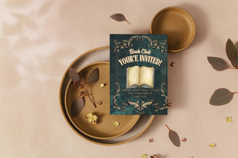Book Club Invitation - Etsy