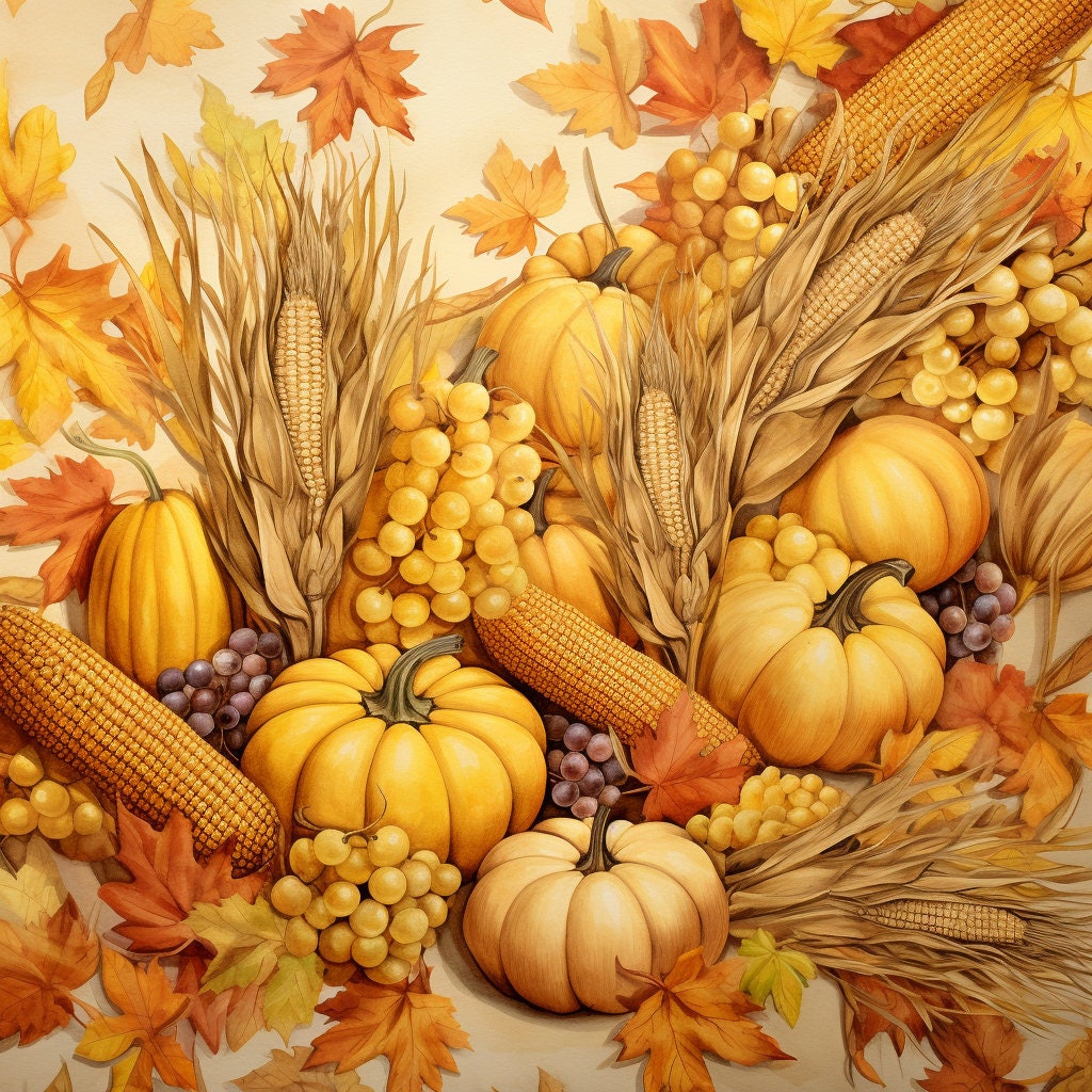 12x12 Fall Harvest Printable Pages 14 Pages - Etsy