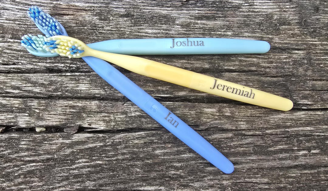 Personalized Engraved Toothbrush: Custom Travel Gift - Etsy
