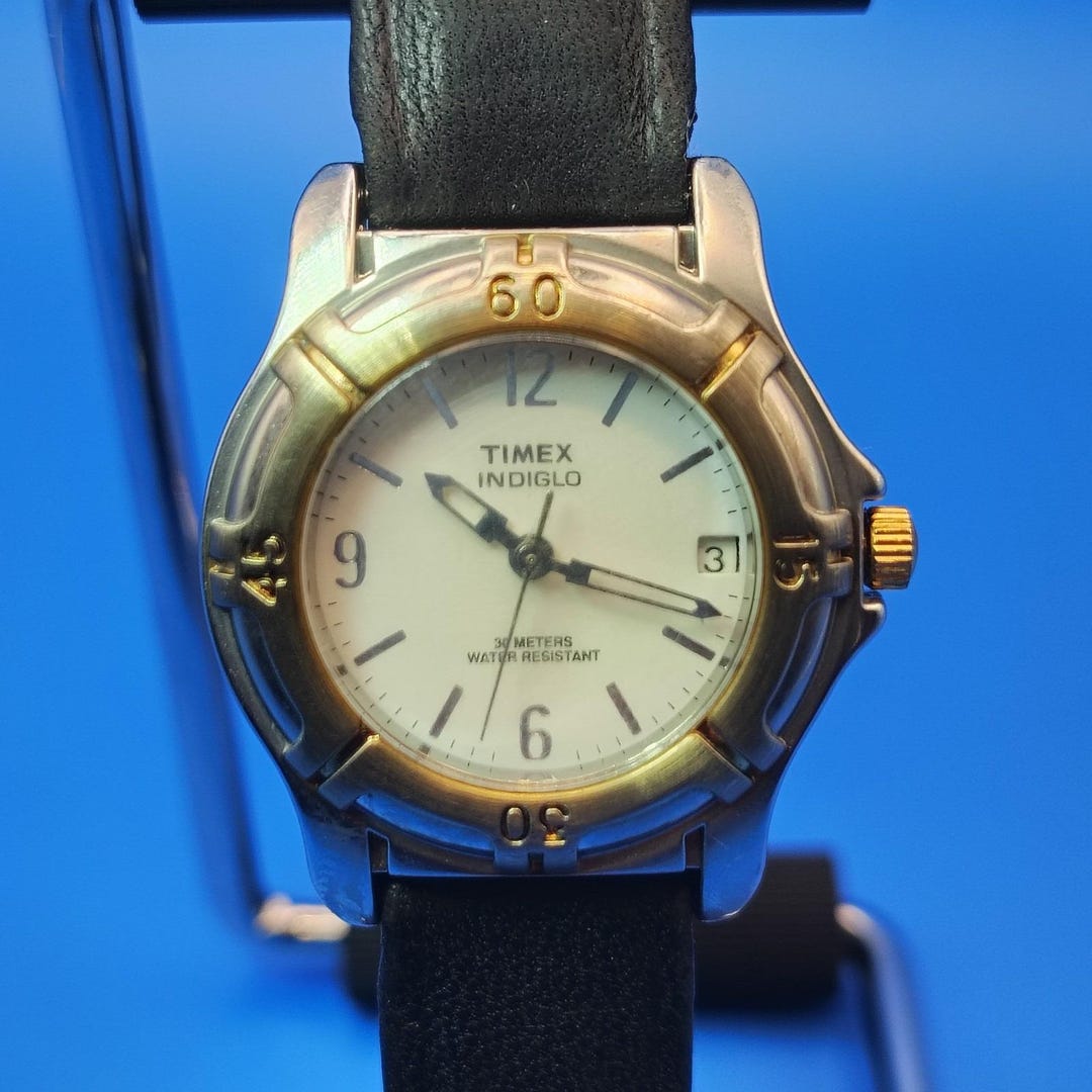 Vintage 1995 Timex Indiglo Expedition Style 26mm Women's Quartz Watch ...