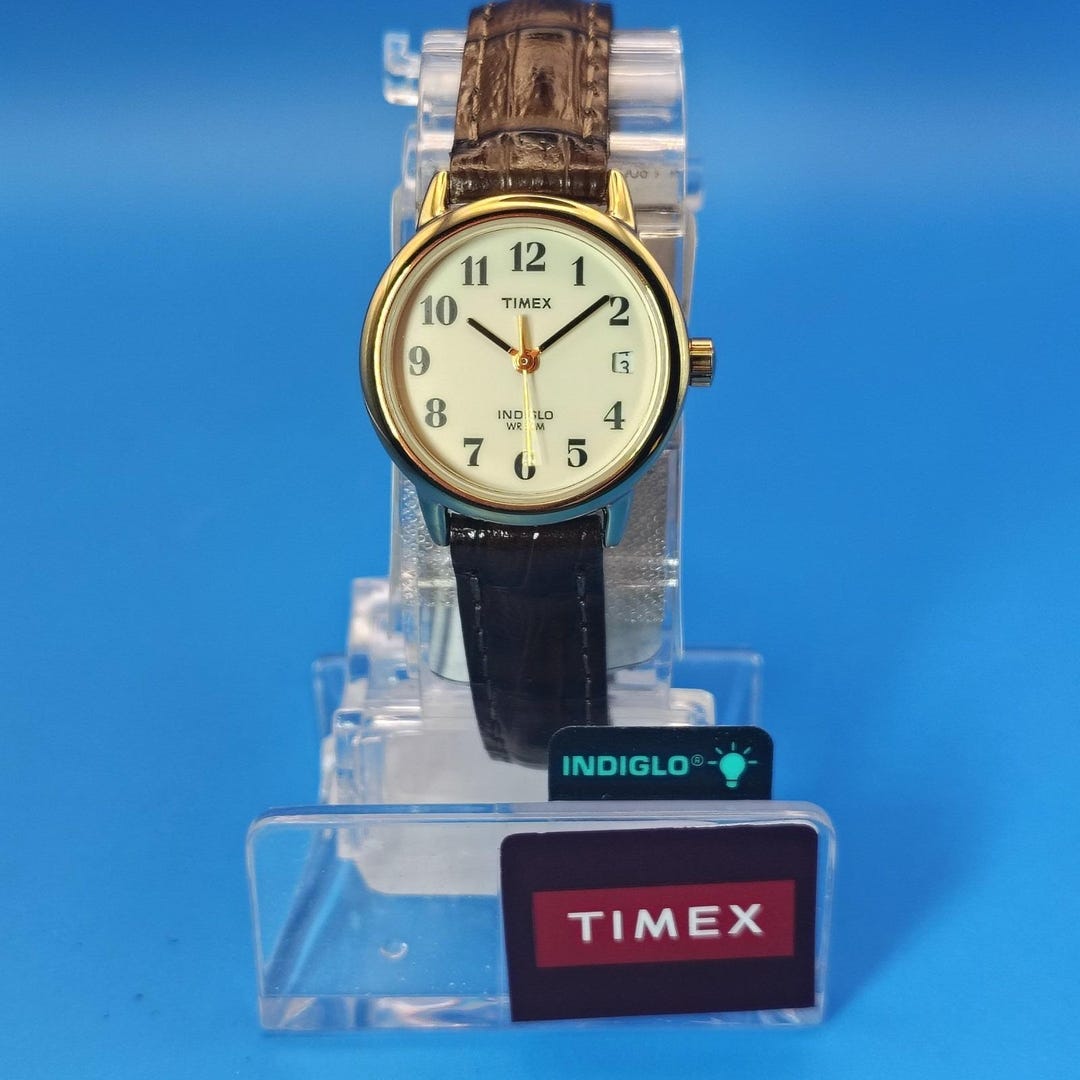 New! Vintage 2012 Timex Easy Reader Date 25mm Women's Quartz Watch ...