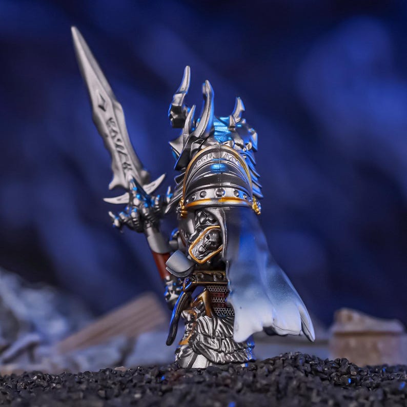 Custom Lich King Miniature Figure Armor Set, DND Miniatures, World of ...