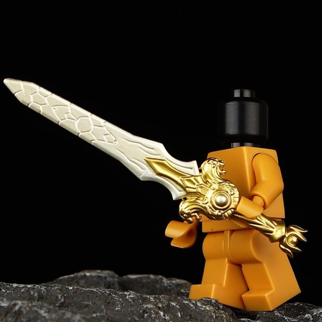 Custom Minifigure Turalyon Sword, World of Warcraft Medieval Fantasy ...