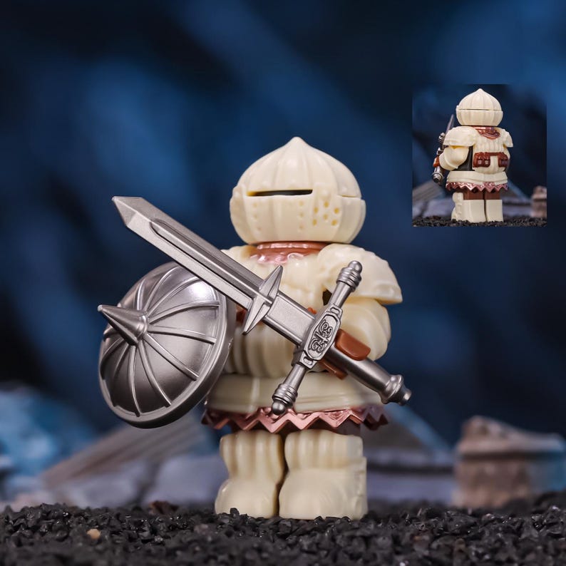 Onion Knight Minifigure Armor Kit, Dark Souls Medieval Role-play Battle ...