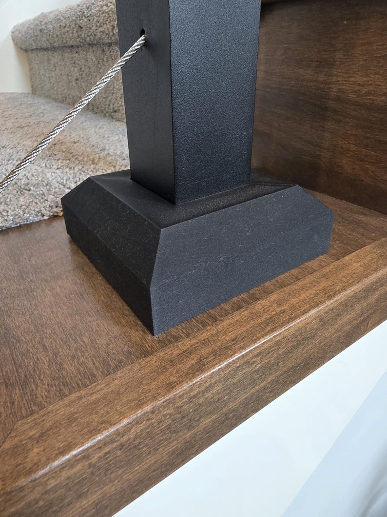 2x2 Post Base Trim | Modern Metal Railing Skirt | Fence Post Cover for ...