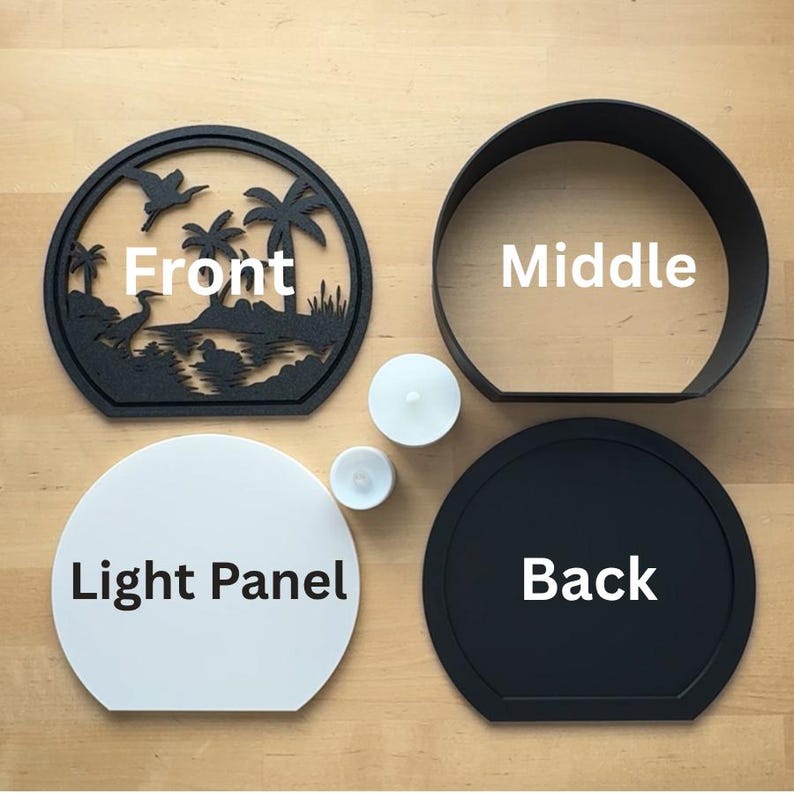 3D Printed STL File Nativity Lamp Tea Light Holder Christmas Candle ...