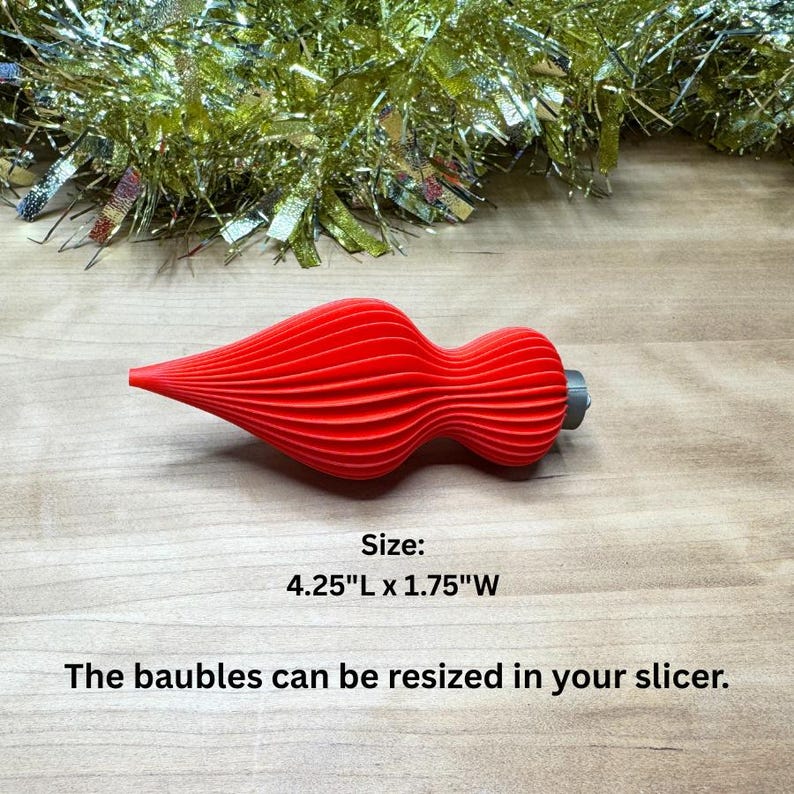 3D Printed Christmas Tree Ornament Holiday Ornament Christmas Bauble ...