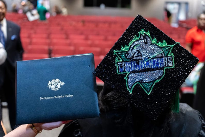 Fully Rhinestone Graduation Cap - Etsy