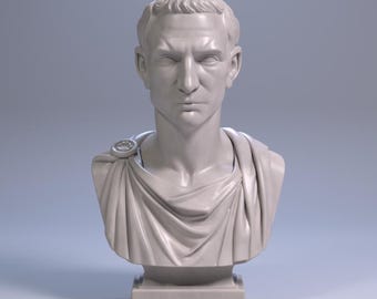 julius caesar bust stl