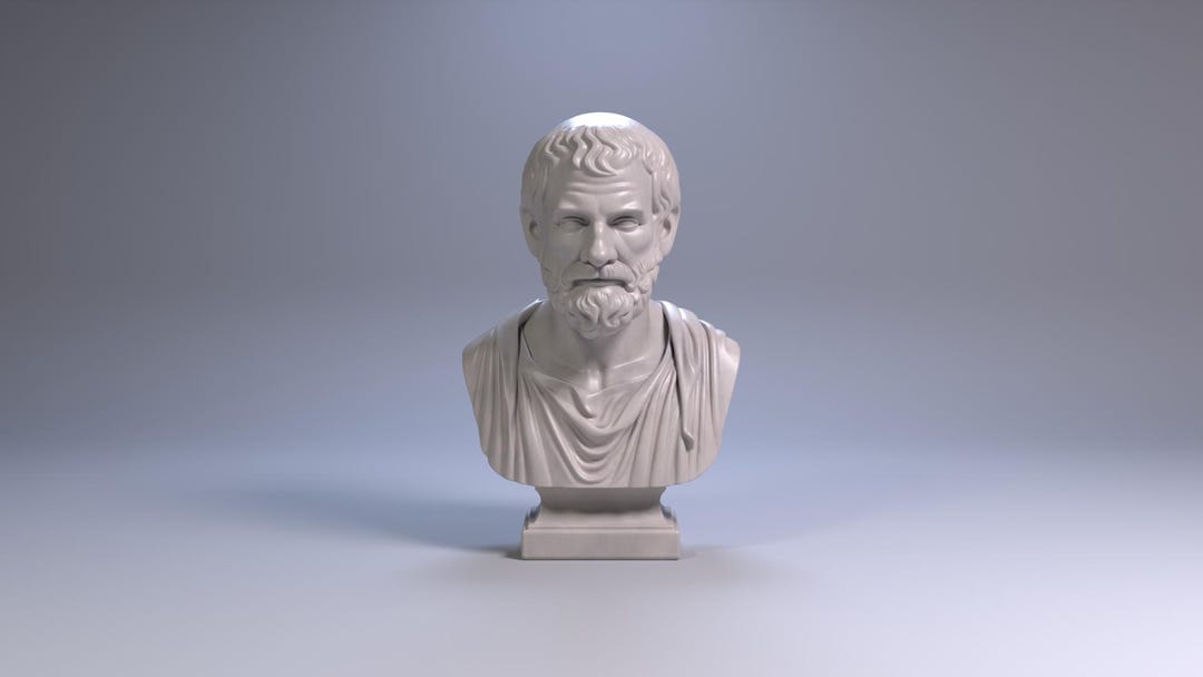 Aristotle Bust Sculpture 3D Print Model STL File, Printable Bust - Etsy