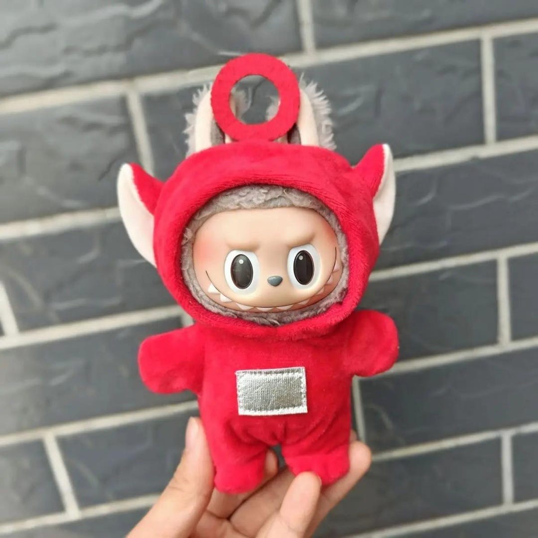 Labubu Mini Doll Clothes Kawaii 17cm V1 V2 Labubu Cosplay Teletubbies ...