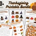 Thanksgiving Printable Activity Bundle - Thanksgiving Printable PDF ...