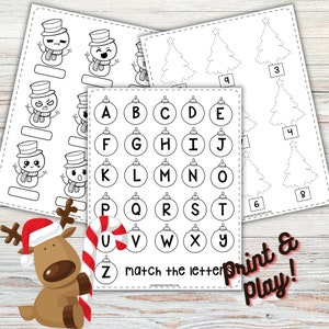 Printable Christmas Quiet Book - Christmas Quiet Book PDF - Instant ...
