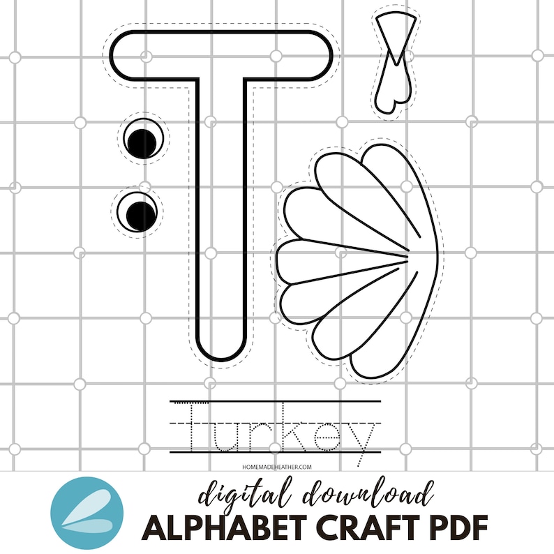 Alphabet Printable CRAFT Templates Alphabet Animal Craft PDF - Etsy Canada