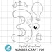 Number Animal Craft Templates: Printable Number Crafts (PDF Download ...