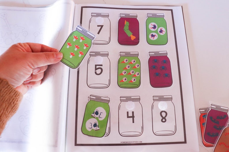 Printable Halloween Quiet Book - Halloween Quiet Book PDF - Instant ...