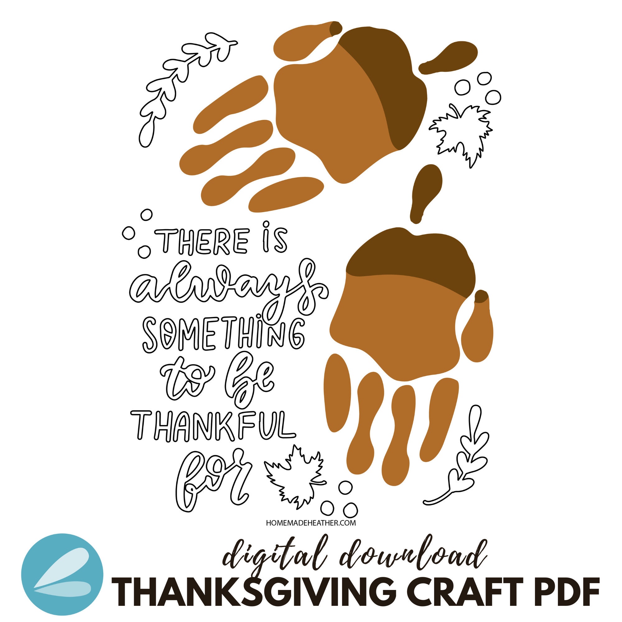 Thanksgiving Printable Handprint Art Templates Thanksgiving Handprint ...