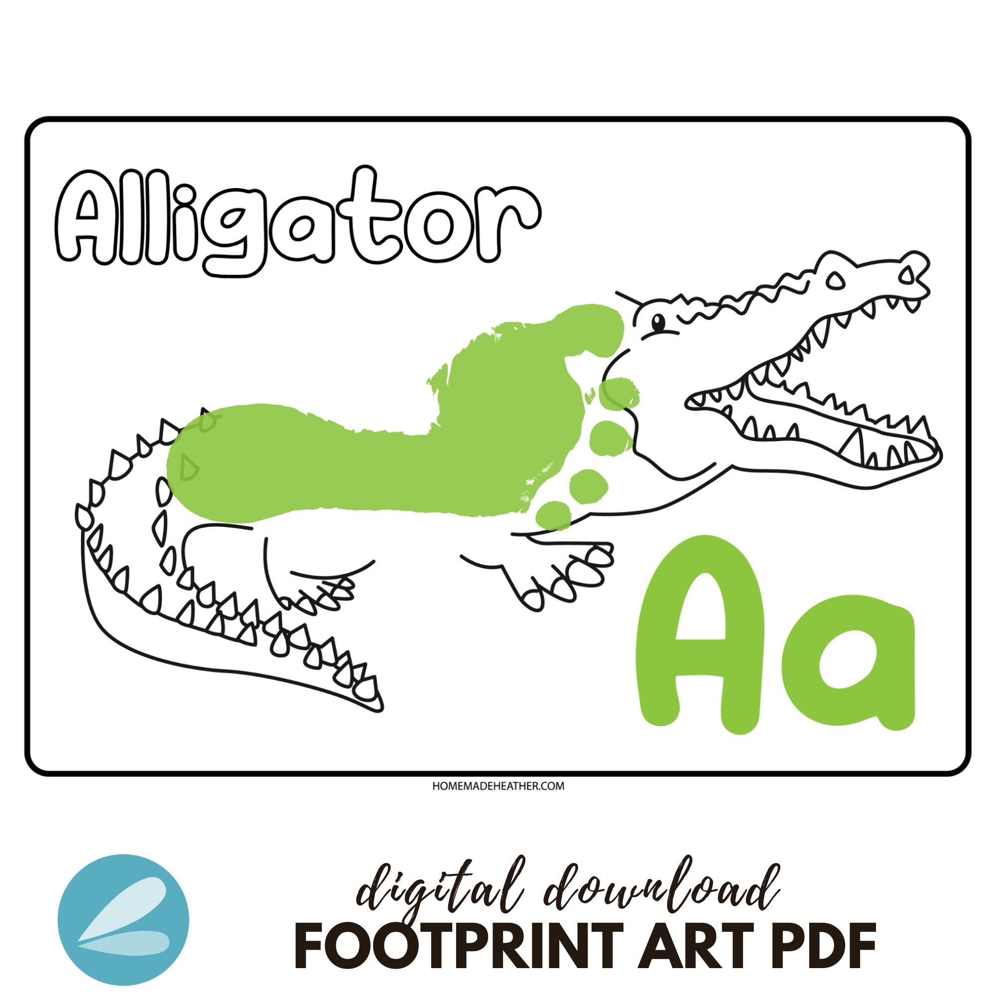 Alphabet Footprint Art at Brayden Ologhlin blog