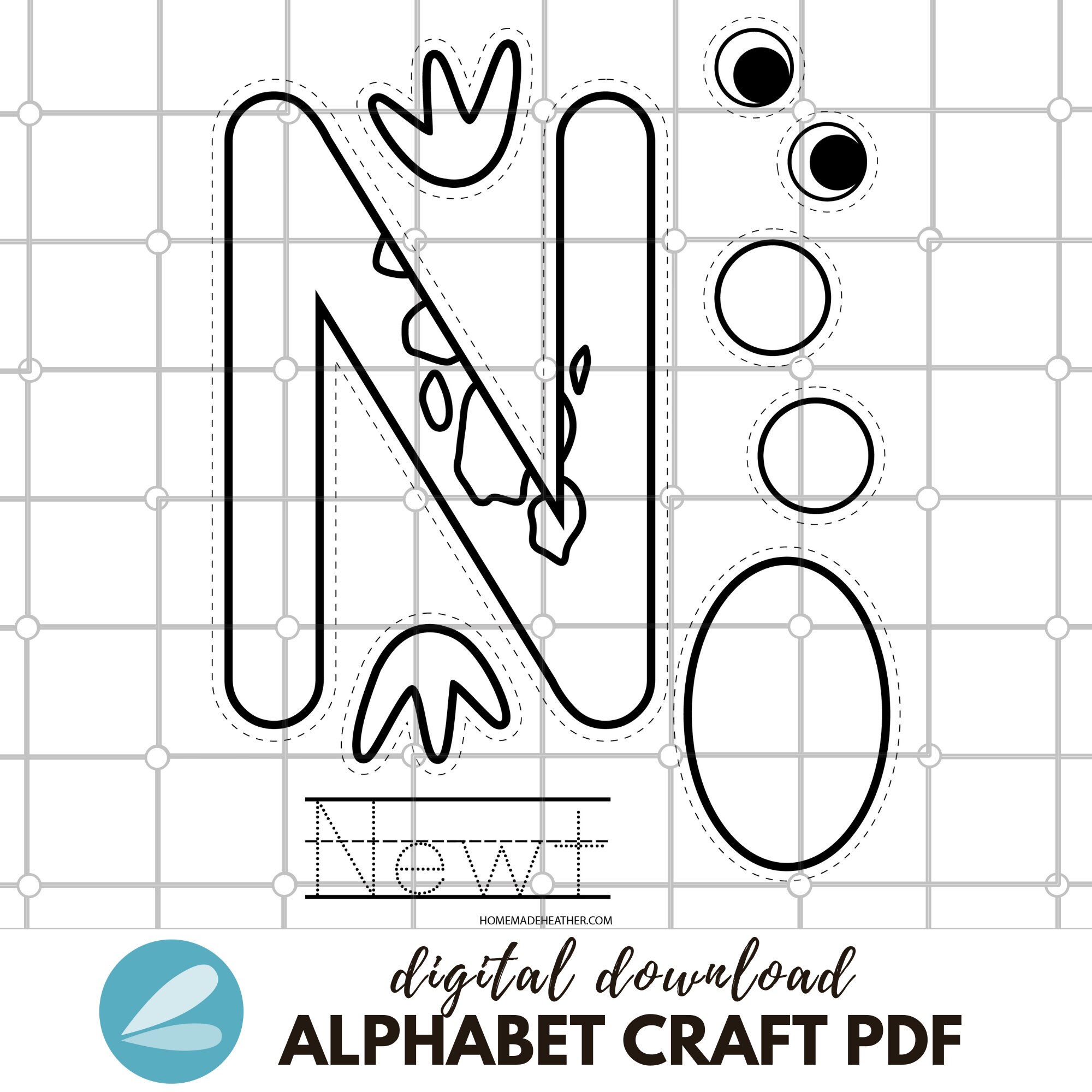 Alphabet Printable CRAFT Templates Alphabet Animal Craft PDF - Etsy Canada