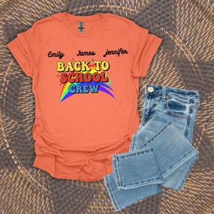 Personalized Back to School Shirt – Custom Name School Tee – First Day ...
