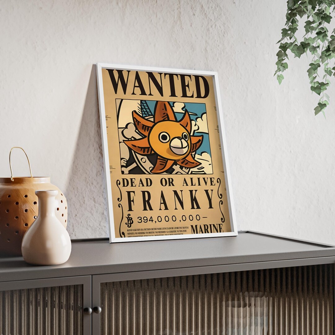 Franky Wanted Poster, One Piece Wanted, One Piece Bounty Posters ...