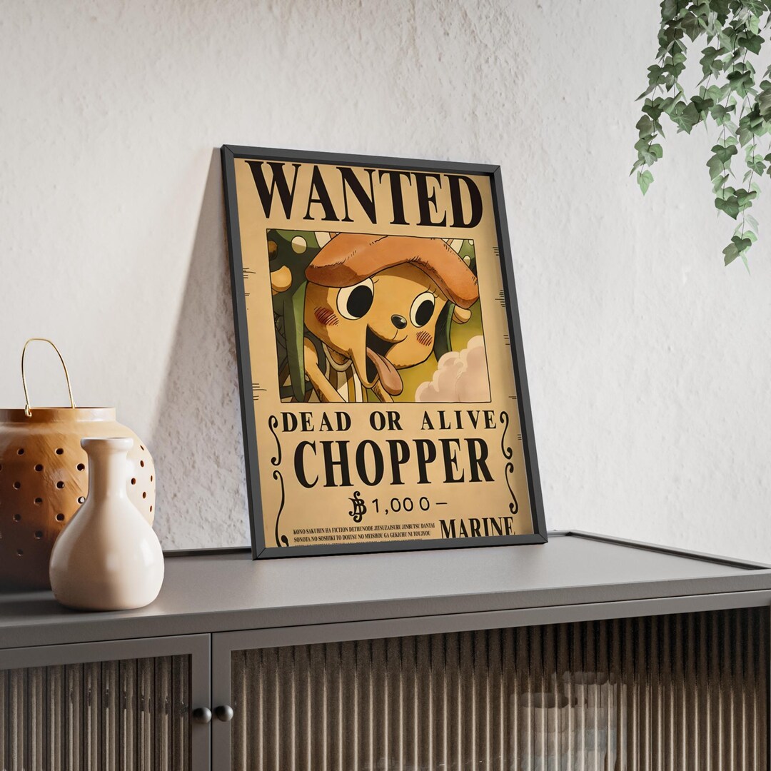Chopper Wanted Poster, One Piece Wanted, One Piece Bounty Posters ...