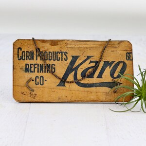 Vintage Corn Products Co Sign, Vintage Farmhouse Decor, Rustic Decor ...