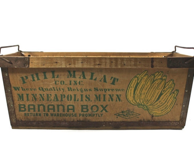 Vintage Banana Crate / Vintage Banana Box - Etsy