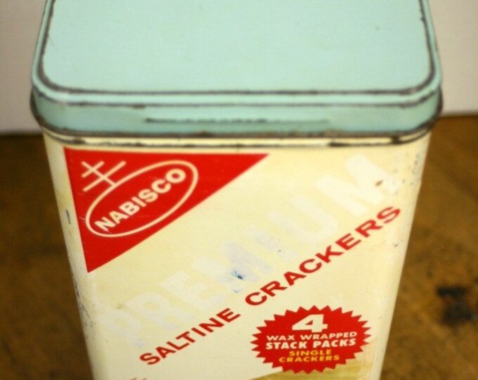 Nabisco Saltine Cracker Tin - Etsy